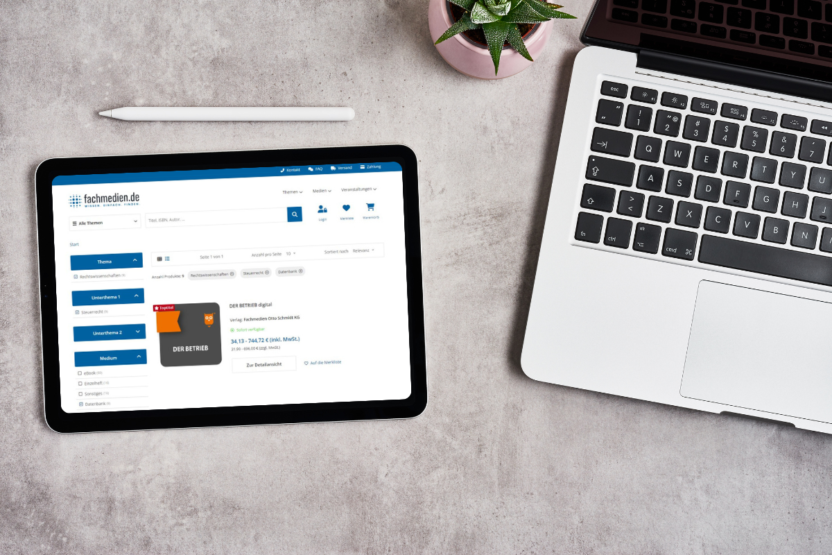 Entdecken Sie Fachmedien.de - Verlag Dr. Otto Schmidt KG, Ndl. Düsseldorf